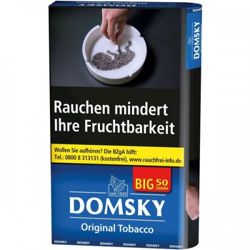 Zigarettentabak Domsky Original Halfzware BIG 10 x 50g