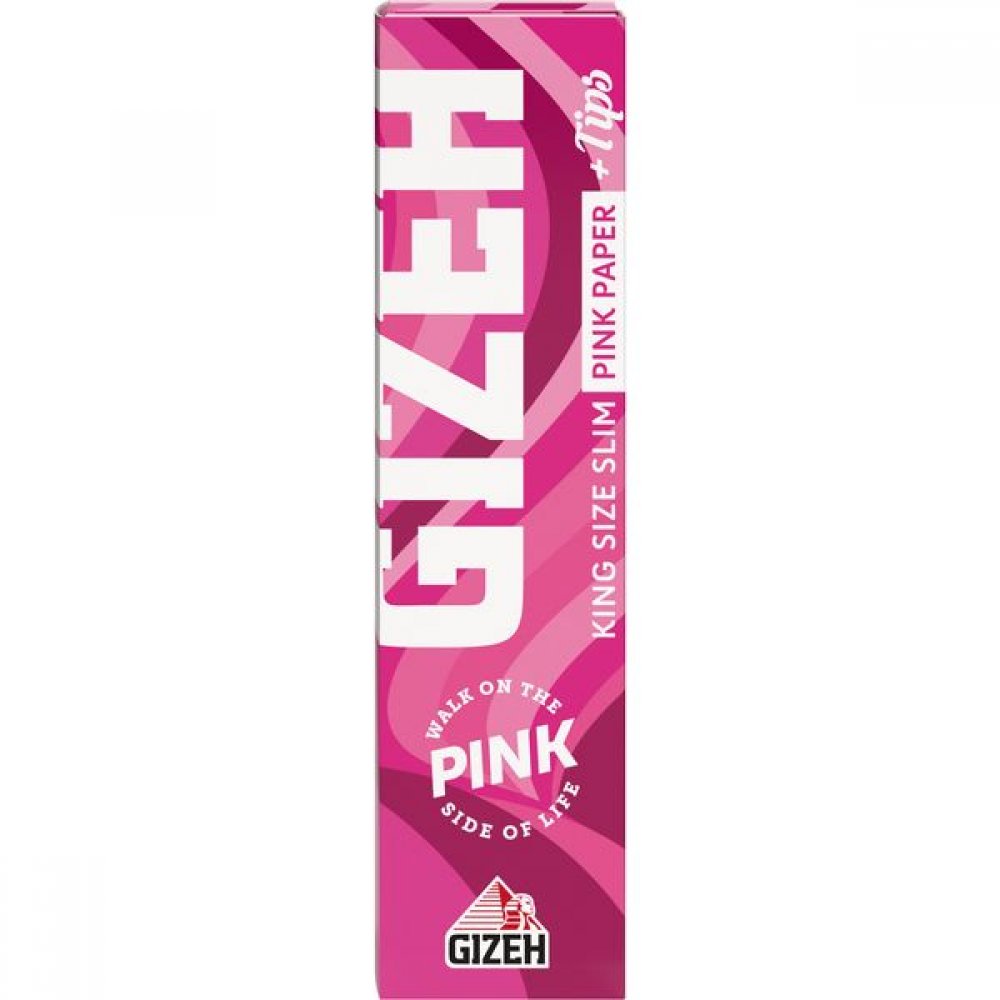 52 Heftchen Gizeh All Pink King Size Slim + Tips