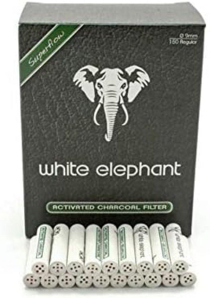 White Elephant Aktivkohlefilter 150er Packung