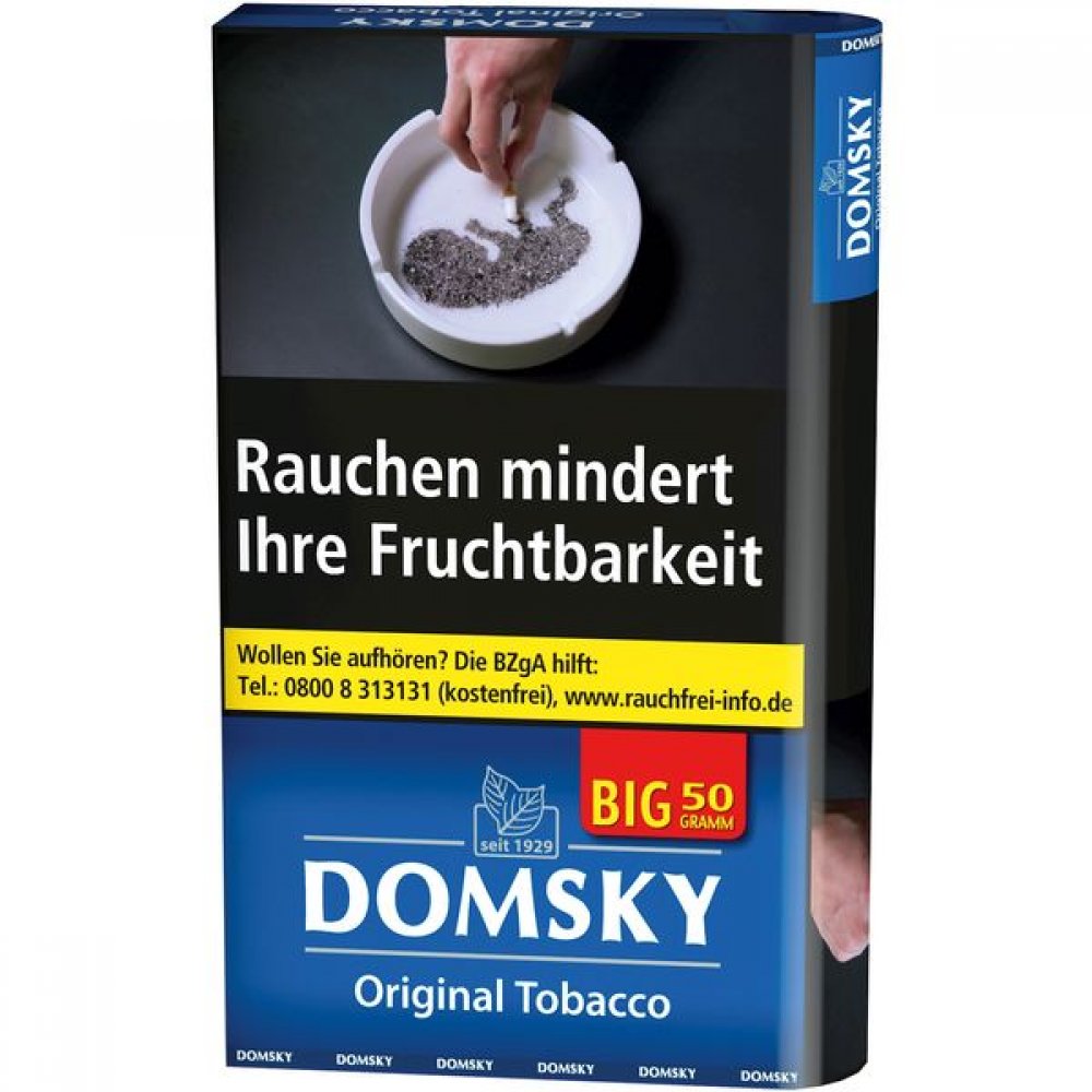 Zigarettentabak Domsky Original Halfzware BIG 10 x 50g